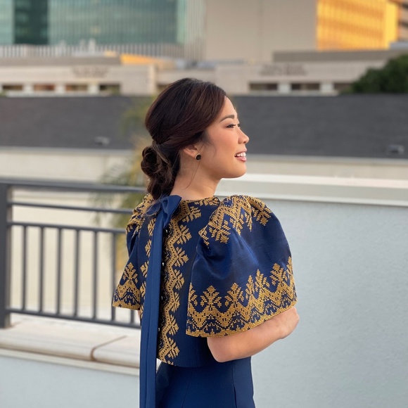 Jearson Demavivas | Dresses | Handwoven Filipiniana Terno Blouse And ...
